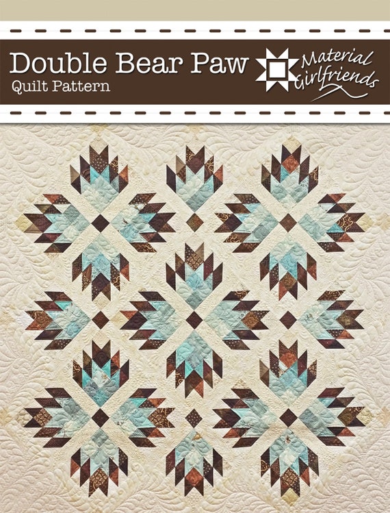 Printable Bear Paw Quilt Pattern