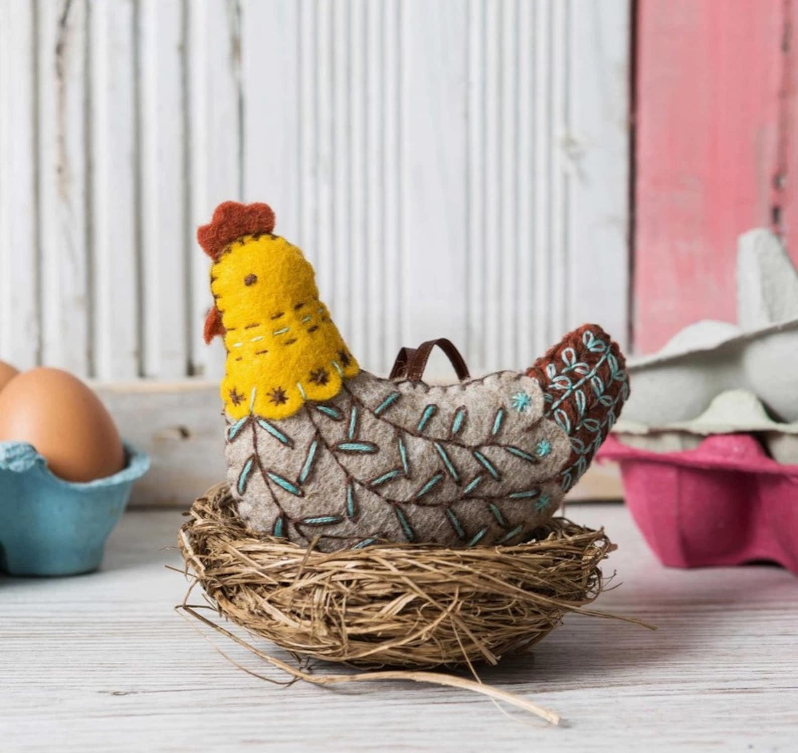 Corinne Lapierre - Corinne Lapierre French Hen Felt Craft Mini Kit - Etsy