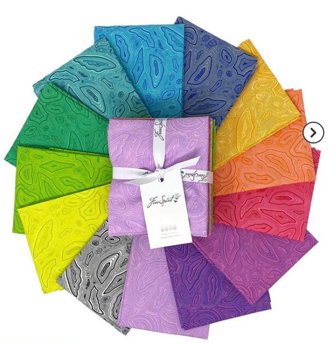 Tula Pink - True Colors - Mineral Collection Bundle - Precuts - Handcut ...