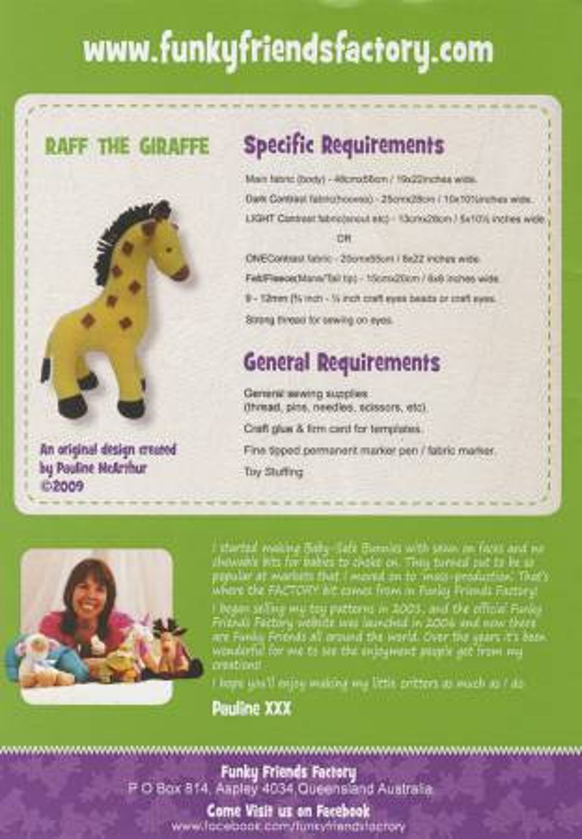 Funky Friends Factory - Raff Giraffe - Etsy