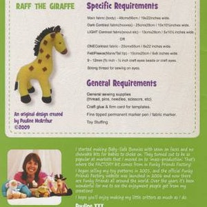 Funky Friends Factory - Raff Giraffe - Etsy