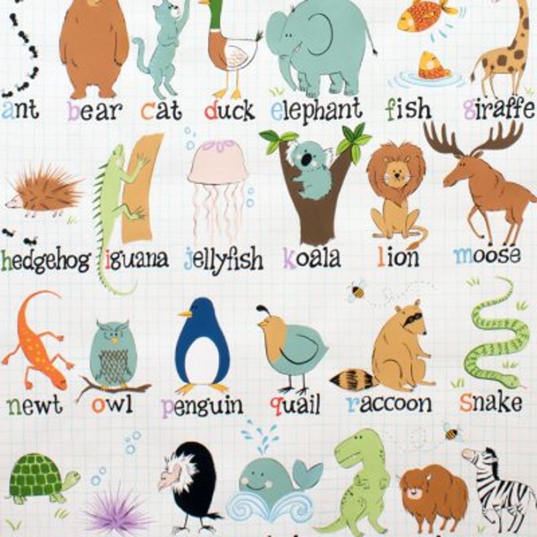 Alexander Henry - ABC With Me - 7905A - Etsy