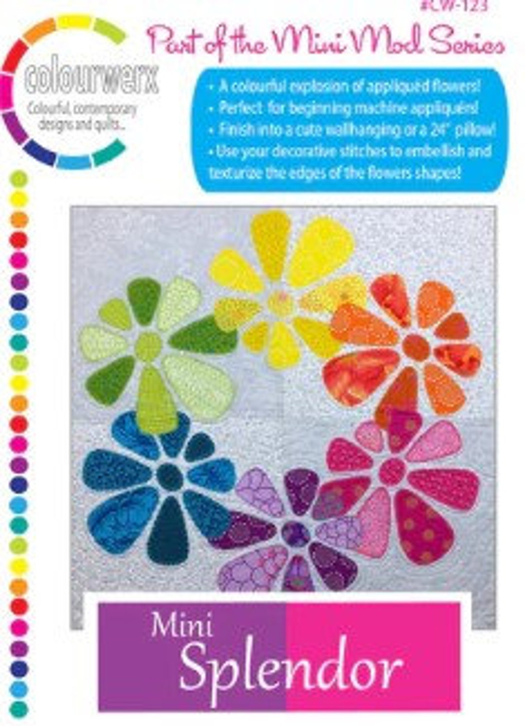 Mini Splendor Quilt Pattern by Colourwerx - Etsy
