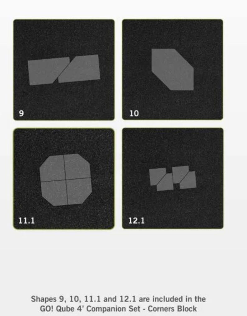 Accuquilt GO! Qube 4" Companion Set-corners - 55230 - Etsy
