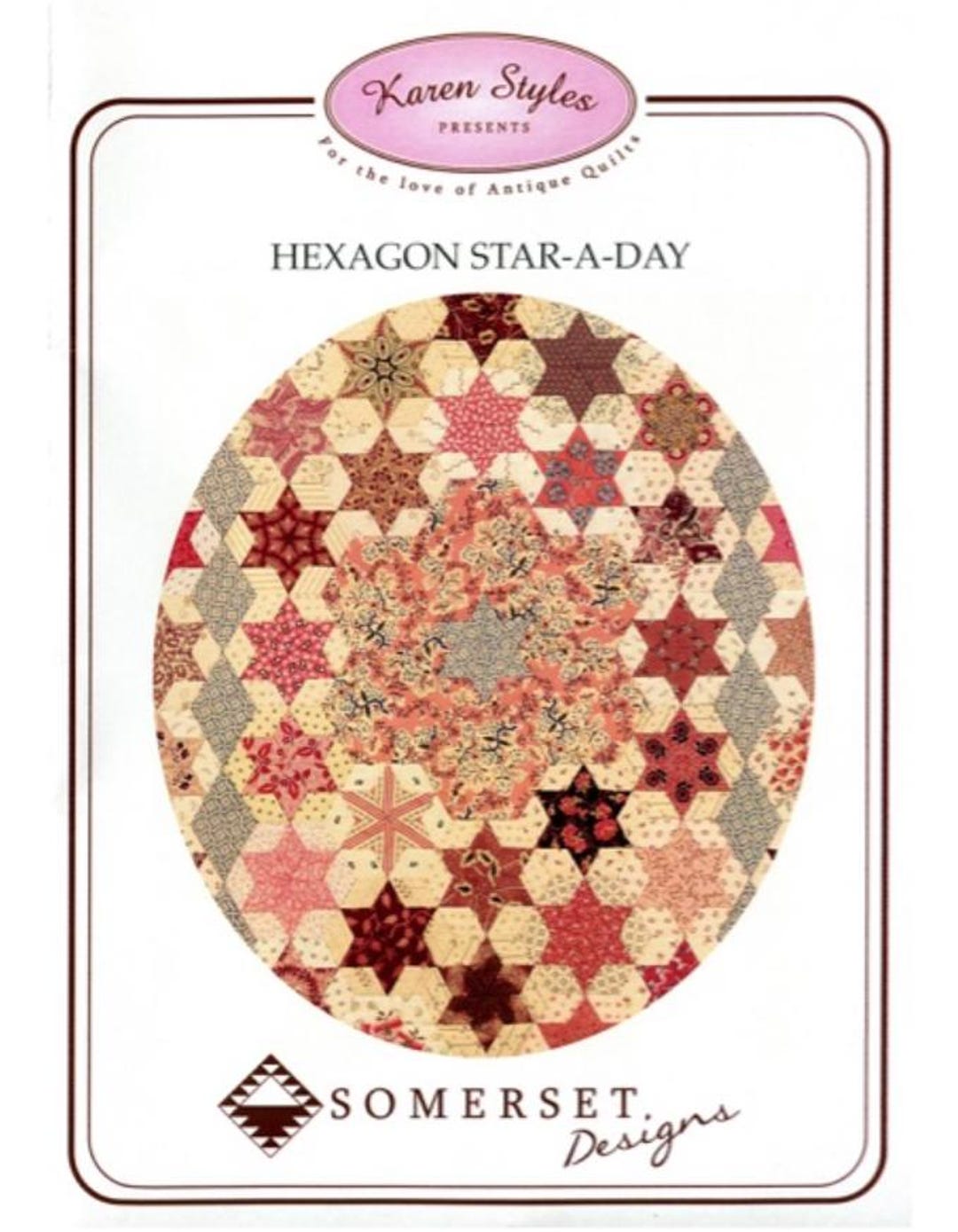 Somerset Designs - Karen Styles - Hexagon Star-a-day - Etsy