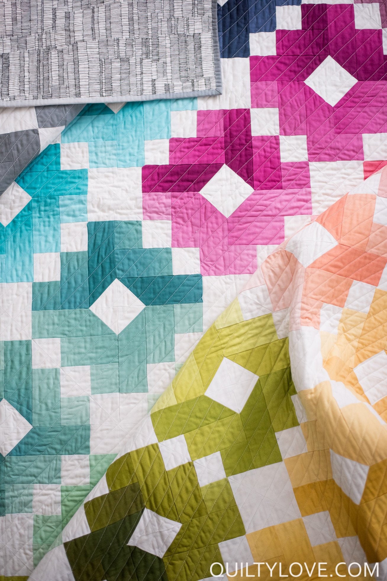 Ombre Gems Quilt Pattern by Quilty Love - Etsy