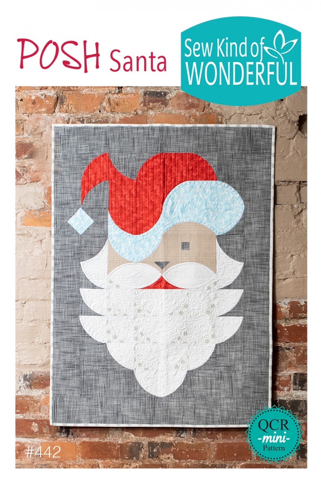 Posh Santa Quilt Pattern by Sew Kind of Wonderful With Mini Quick Curve ...