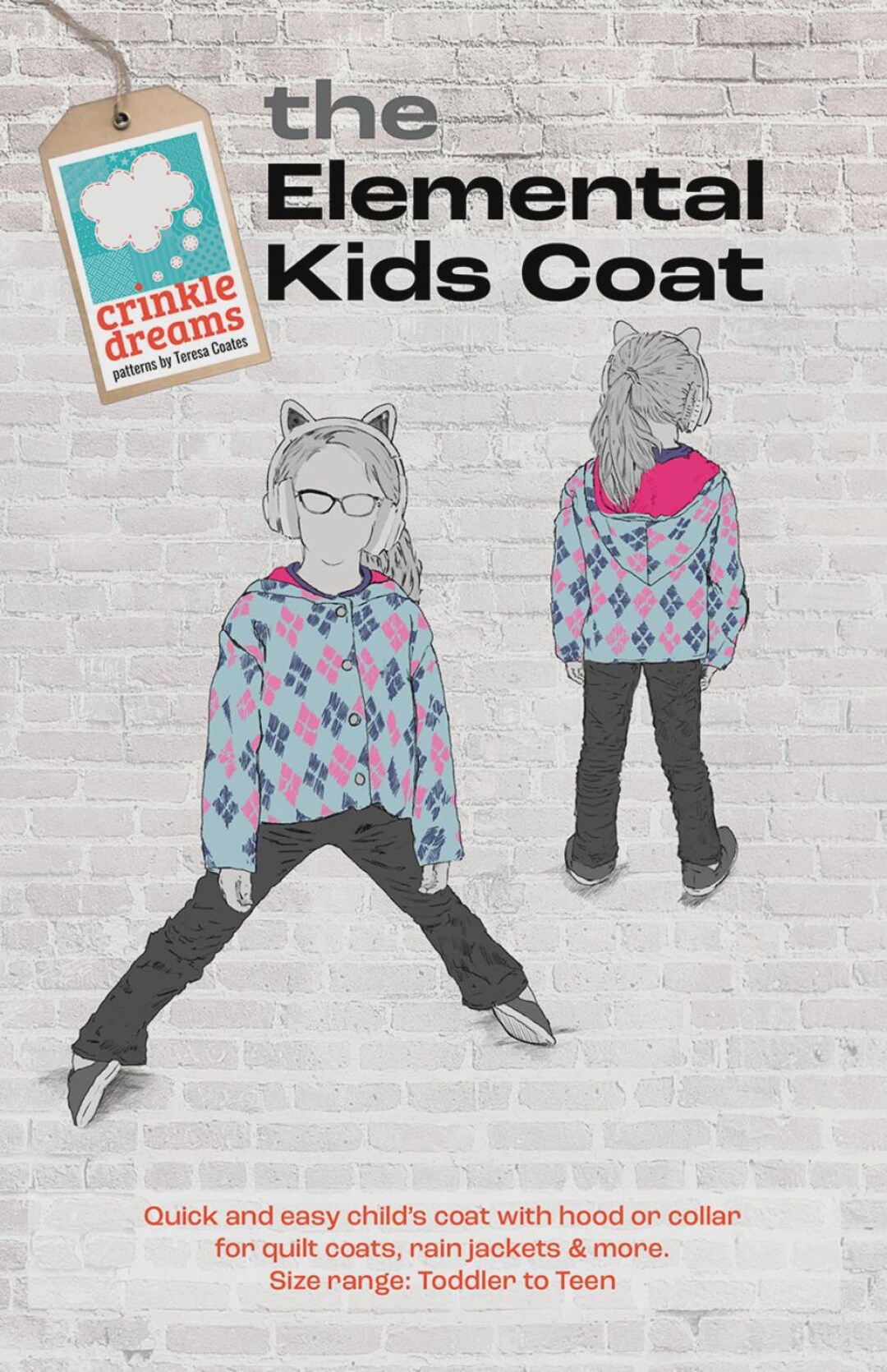 Elemental Kids Coat Pattern by Crinkle Dreams - Etsy