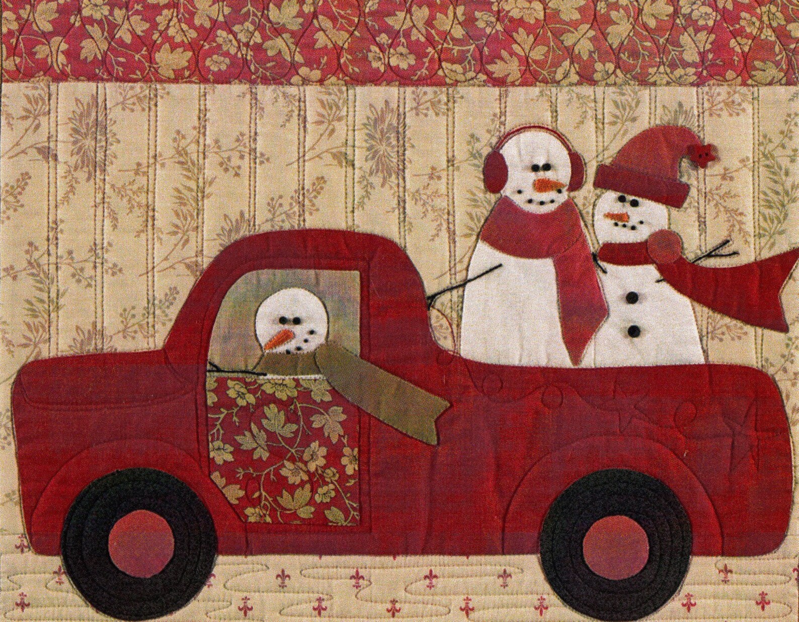 Merry, Merry Snowmen Quilt Pattern - From Bunny Hill Designs - Etsy