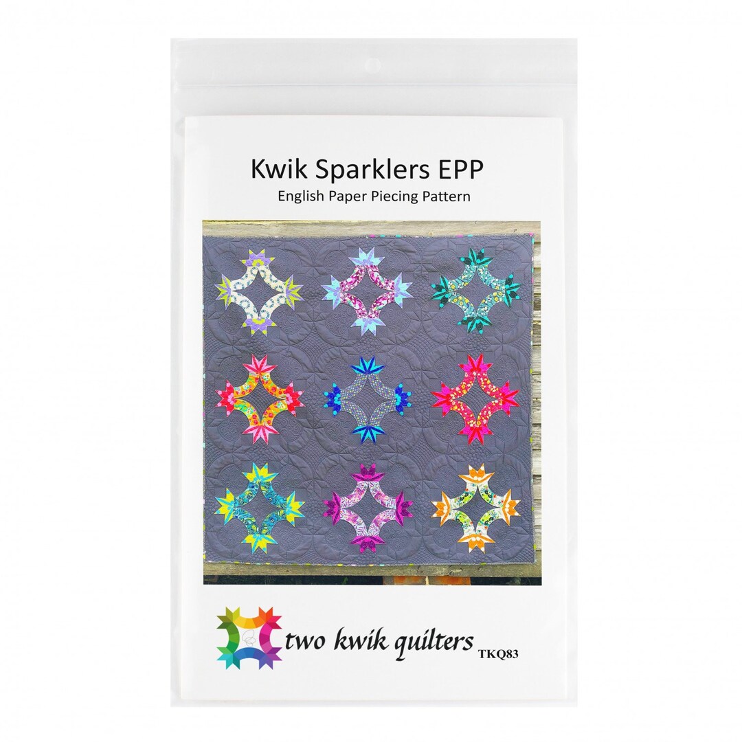 Kwik Sparklers Quilt Pattern English Paper Piecing EPP Options ...
