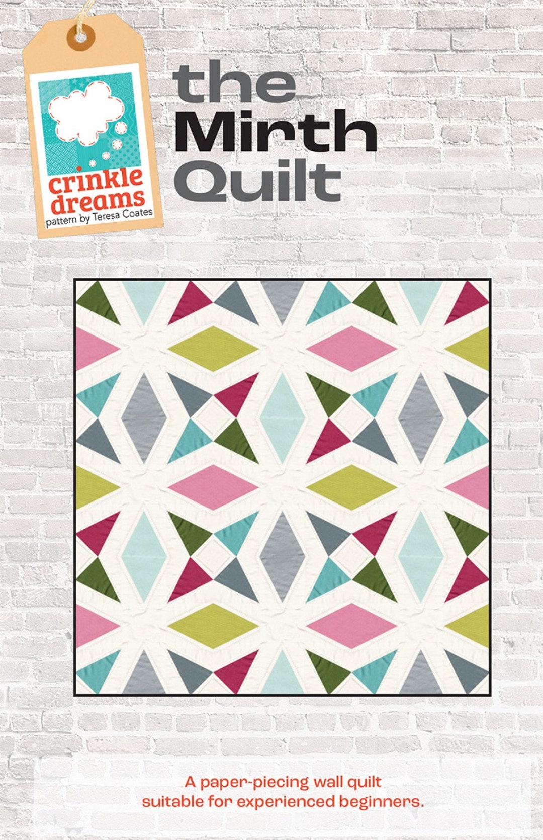 Mirth Quilt Pattern by Teresa Coates - Crinkle Dreams - Etsy