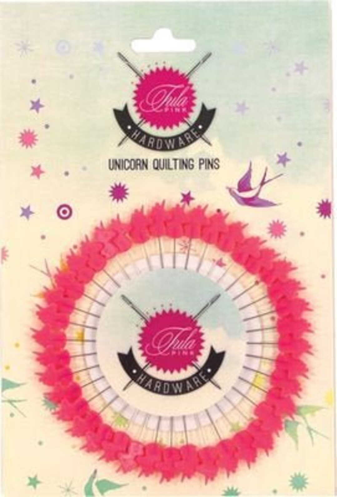 Tula Pink Unicorn Head Straight Pins 30 Ct - Etsy