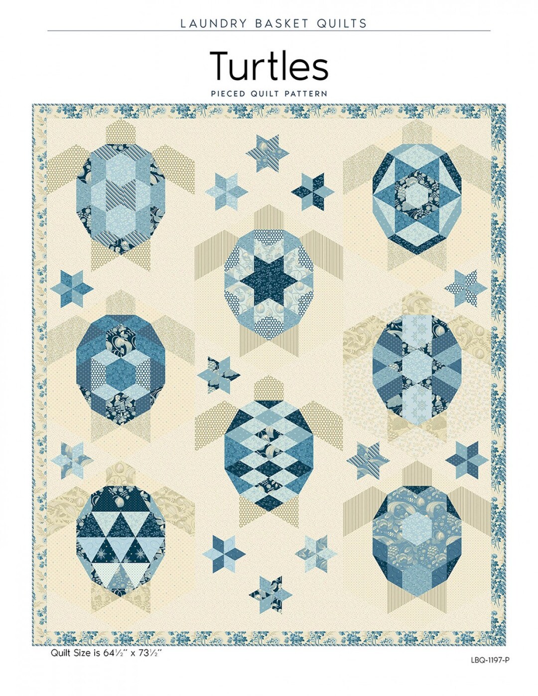Turtles Quilt Pattern -from Laundry Basket Quilts by Sitar, Edyta - Etsy