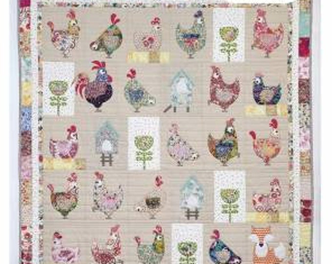 Hen House Applique Quilt Pattern Claire Turpin Designs - Etsy