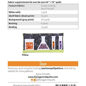 Potions Quilt Pattern - by Flying Parrot Quilts - Etsy