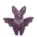 Kiriki Press DIY Embroidered Doll Kit - Bat (level 1) - Etsy