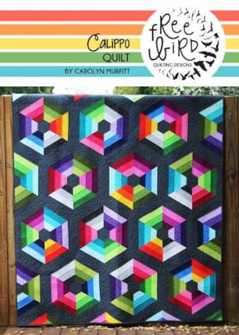 Free Bird Quilting Designs - Calippo Quilt by Carolyn Murfitt - Etsy