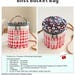 Bliss Bucket Bag Pattern - Minki Kim - Sewing Illustration - Etsy