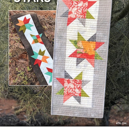 Christmas Stars Table Runner PDF Quilt Pattern - Etsy