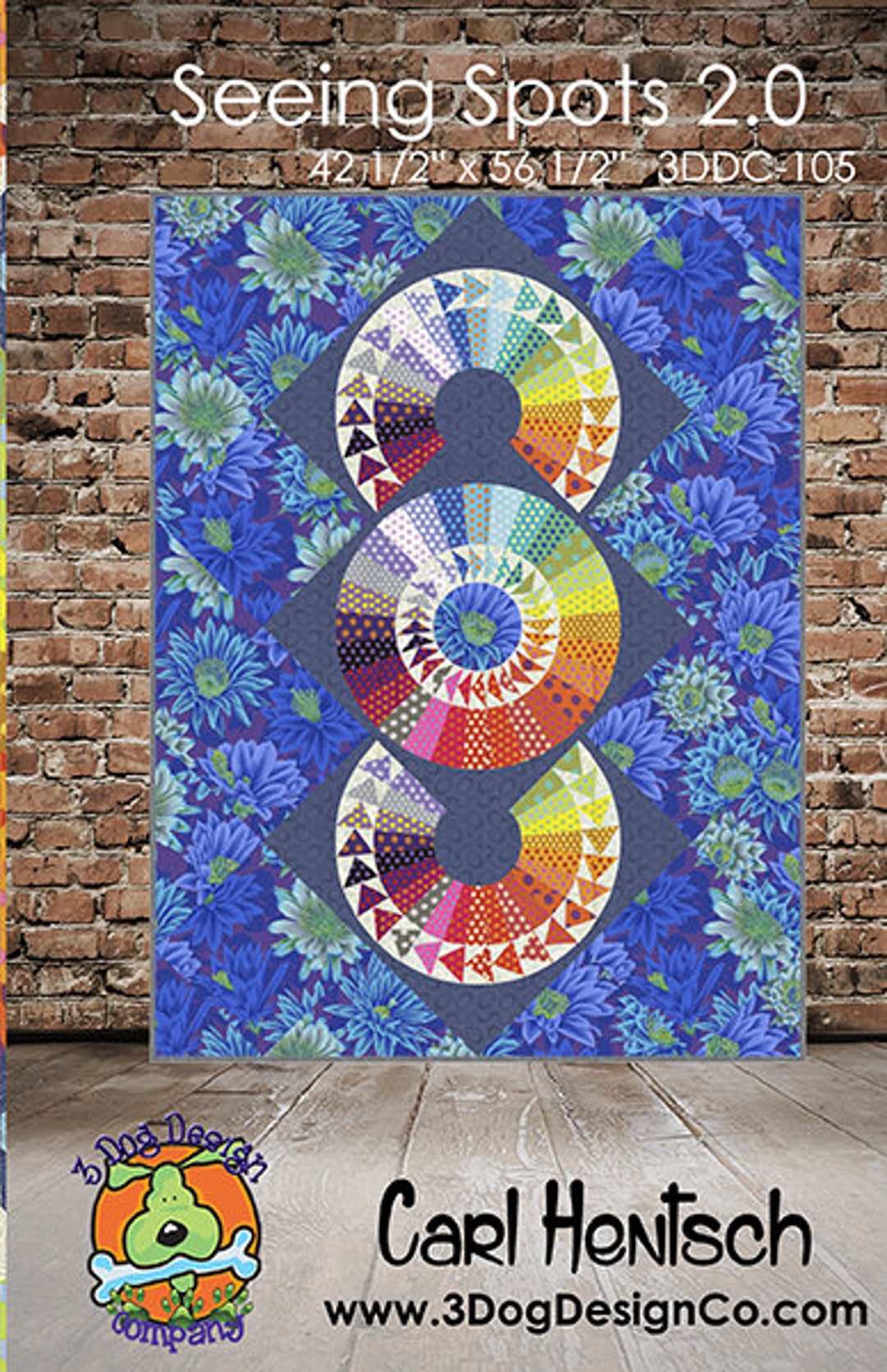 Seeing Spots 2.0 Quilt Pattern by - 3 Dog Designs Co - Carl Hentsch - Etsy