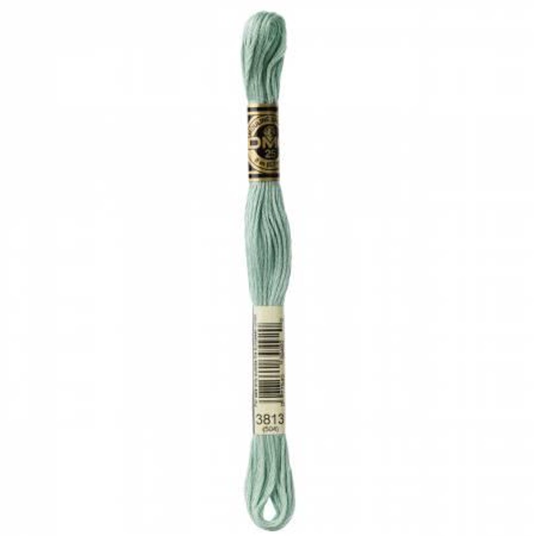 DMC Six Strand Embroidery Floss - 3813 - 3814 - 3815 - 3816 - 3817 ...