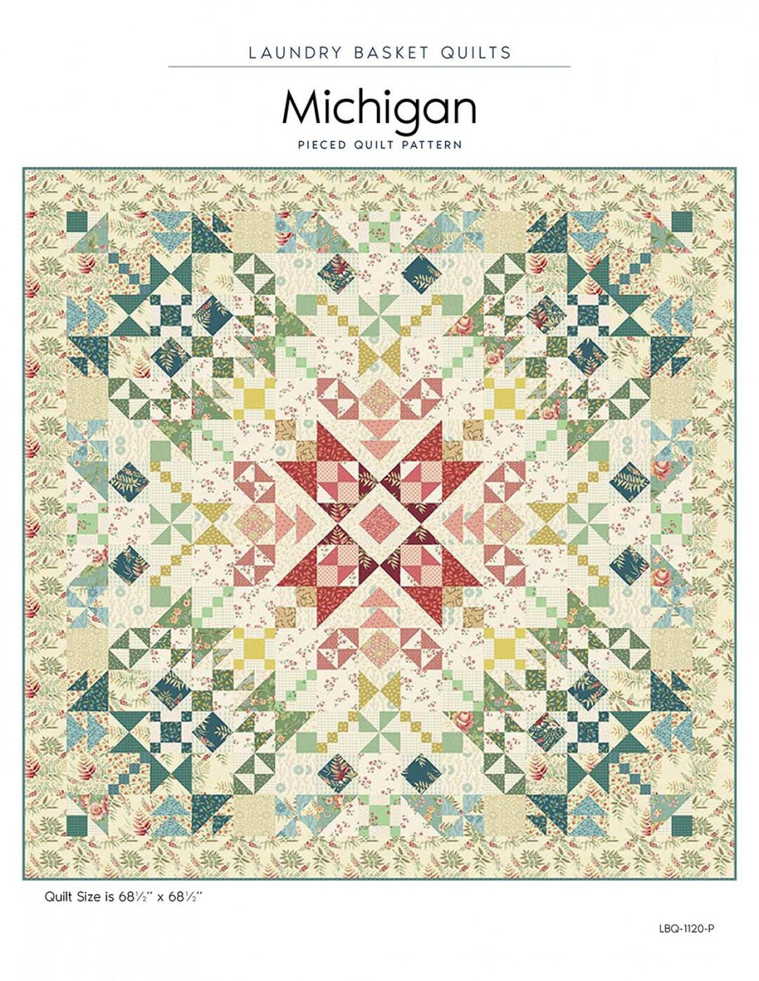 Michigan Quilt Pattern - Laundry Basket Quilts - Etsy