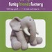 Funky Friends Factory - Ellie Elephant - Etsy