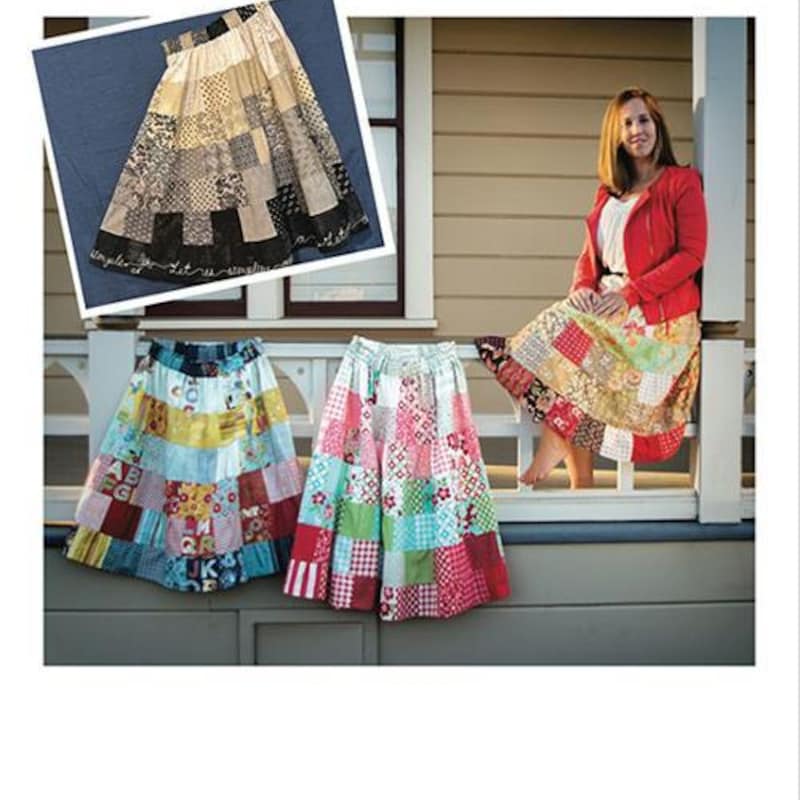 Patchwork Skirt - Etsy