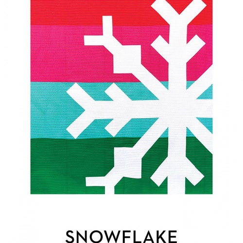 Snowflake Quilt Pattern by Modern Handcraft Winter Quilt - Etsy