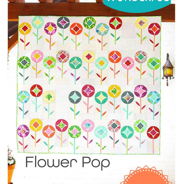 Flower Pop Quilt Pattern - Etsy