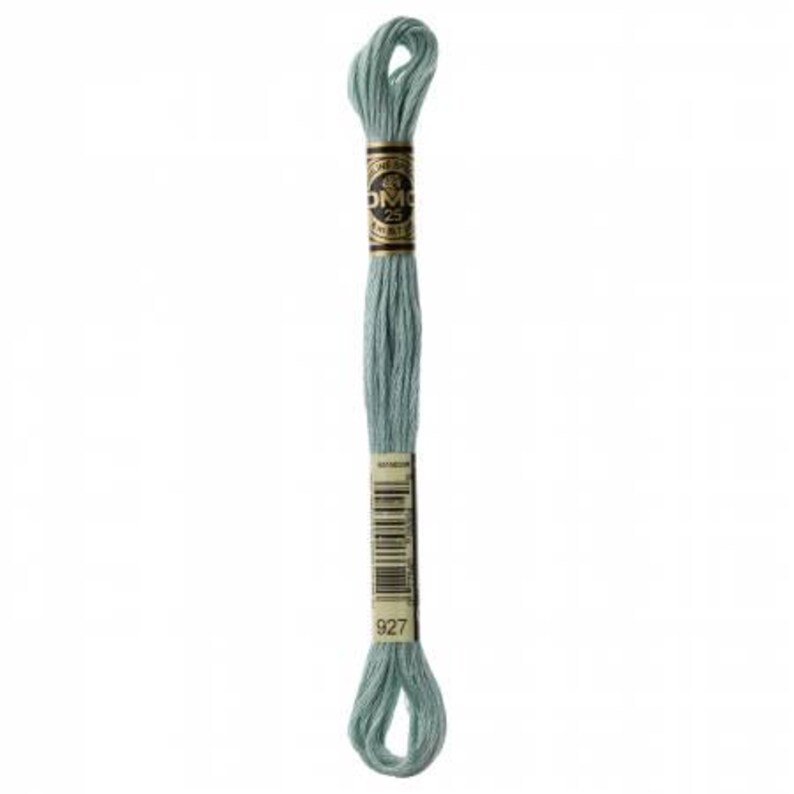 DMC Six Strand Embroidery Floss - 924 - 926 - 927 - 928 - 930 - 931 ...