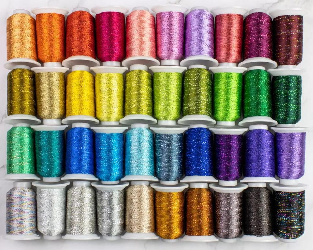 Wonderfil - Glamore Thread - 300 Yds - 12 Wt. - Rayon/metallic - Each ...
