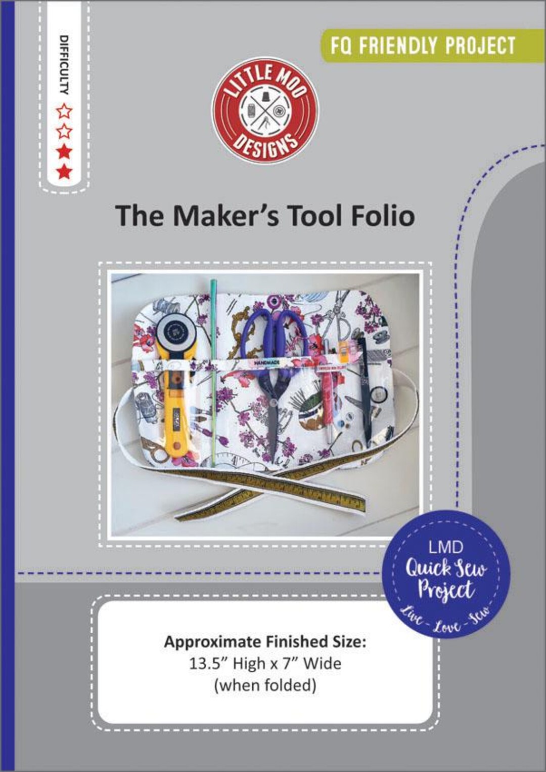 Makers Tool Folio Pattern - Little Mod Designs - Etsy