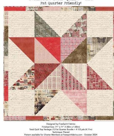 Exclusive Palette Program! Tim Holtz - RED - Standout Star Quilt ...