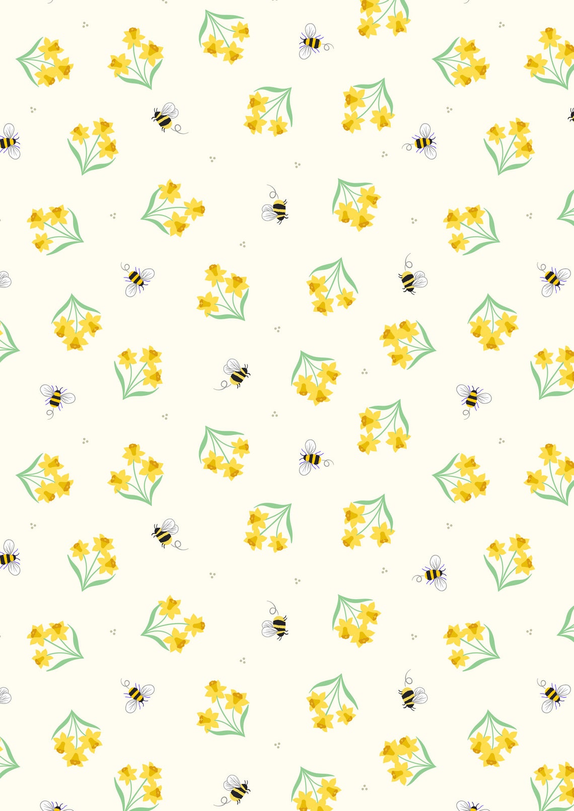 Lewis and Irene - Small Things - Bees and Daffodils - SM87 - Etsy