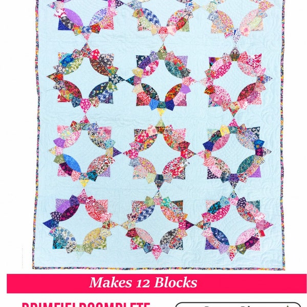 Blooming Star Quilt Pattern by Brimfield - Etsy