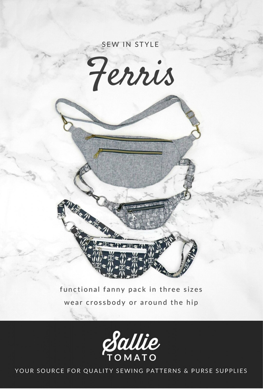 Ferris Bag Pattern - by Sallie Tomato - Etsy