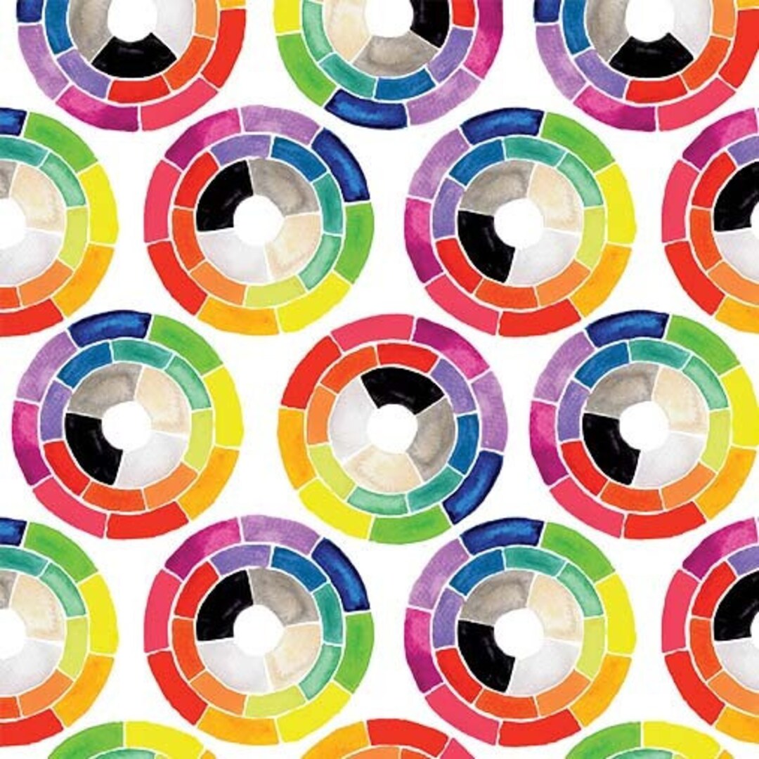 Michael Miller - Wheel of Color - DC10149-MULT-D - Etsy