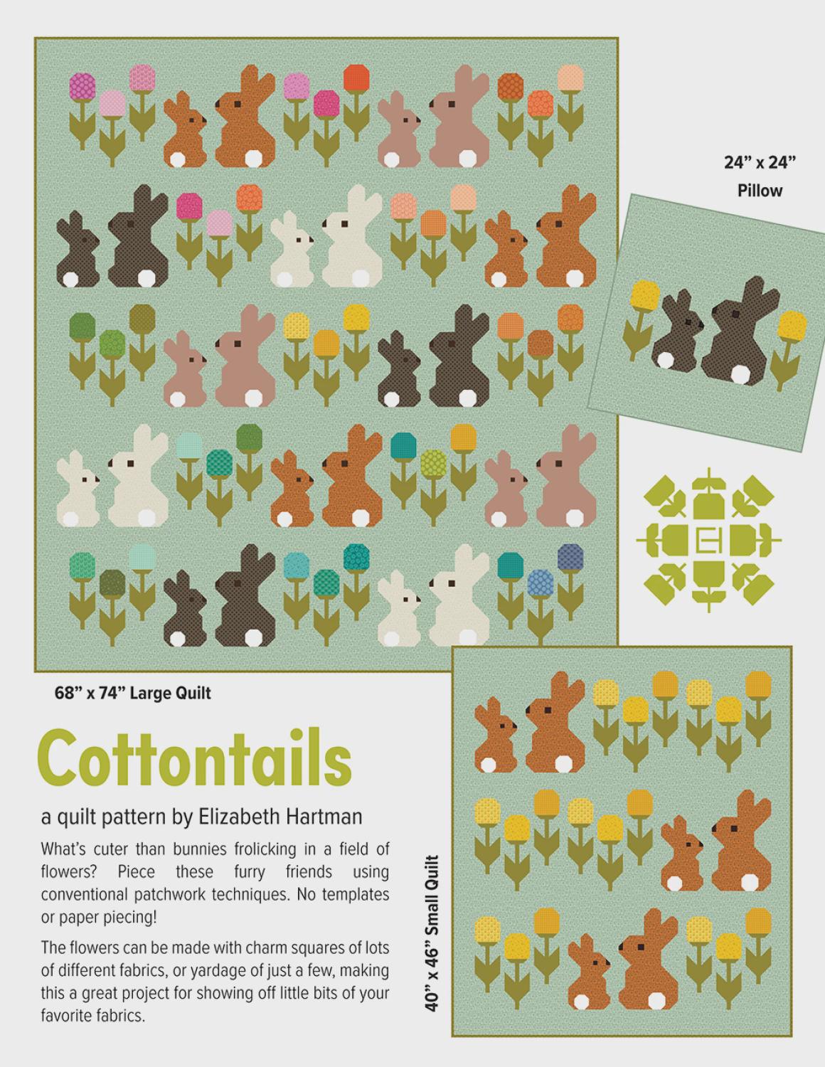 Cottontails Quilt Pattern by Elizabeth Hartman Cotton Tails - Etsy