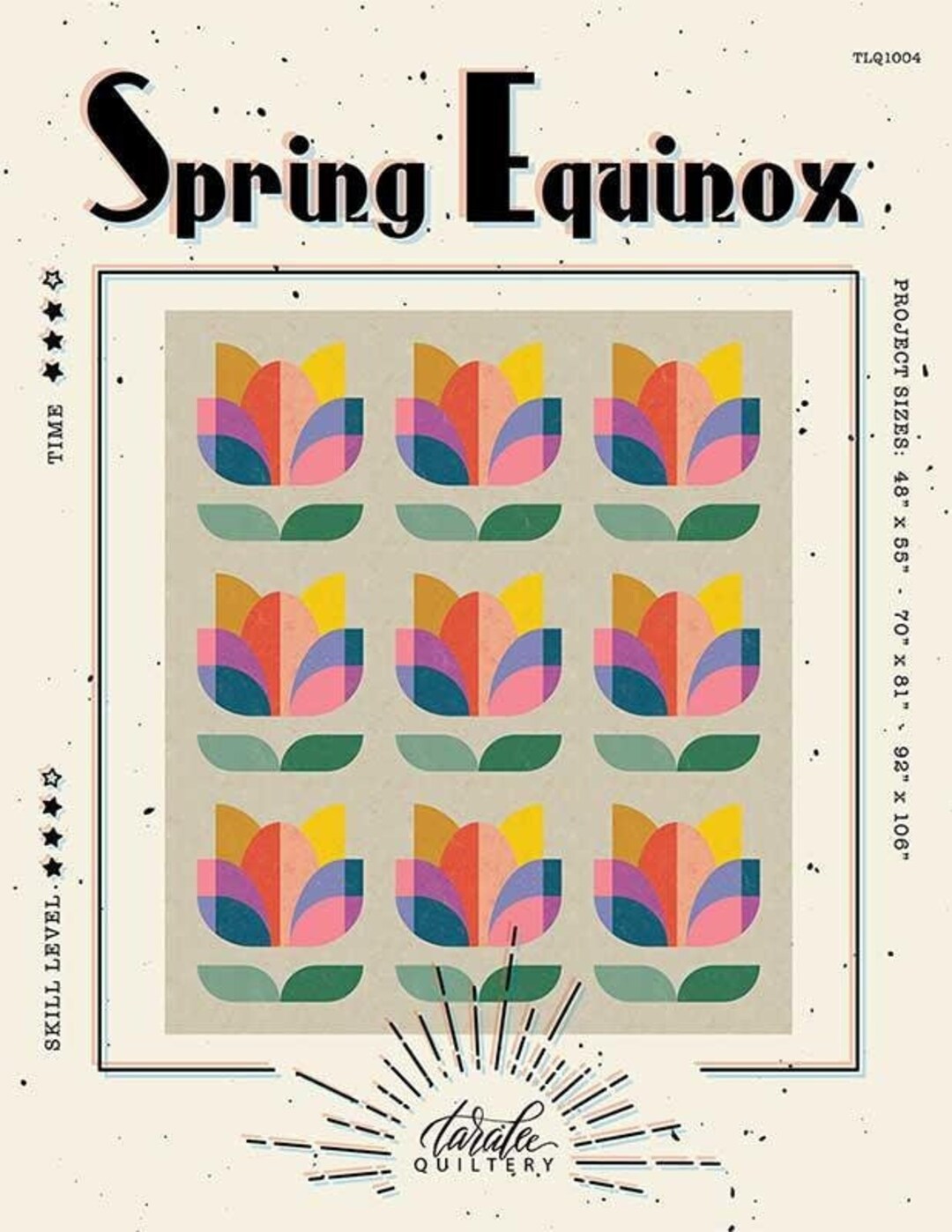 Spring Equinox Quilt Pattern TLQ 1004 Taralee Quiltery#1 - Etsy