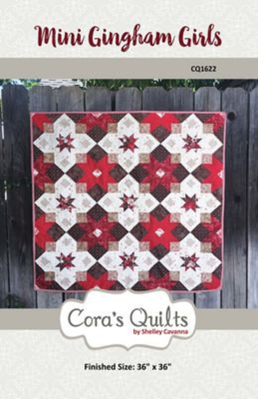 Mini Gingham Girls Quilt Pattern by Cora's Quilts - Etsy