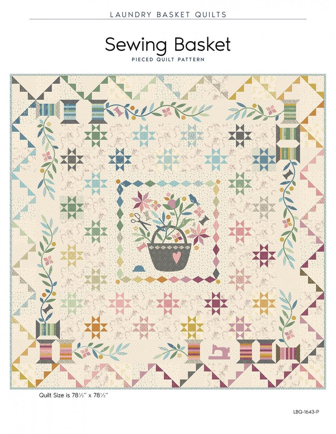 Sewing Basket - Quilt Pattern From Laundry Basket Quilts by Edyta Sitar ...