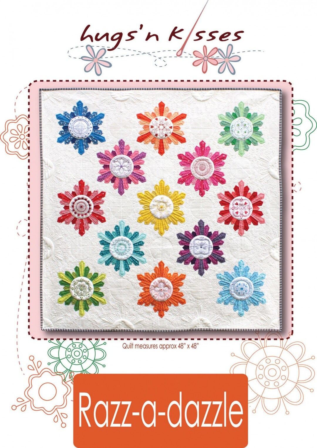 Razz-a-dazzle Quilt Pattern by Two Cats Quilts - Etsy