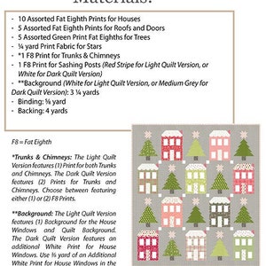 Little Town Quilt Pattern - Chelsi Stratton Designs - Etsy