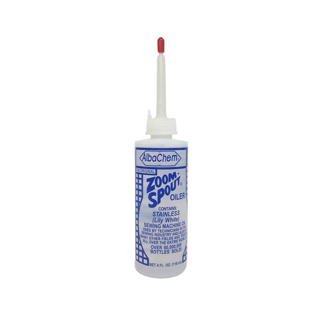 Zoom-spout Stainless Lily White Sewing Machine Oil - 1 Bottle 4 Oz - Etsy