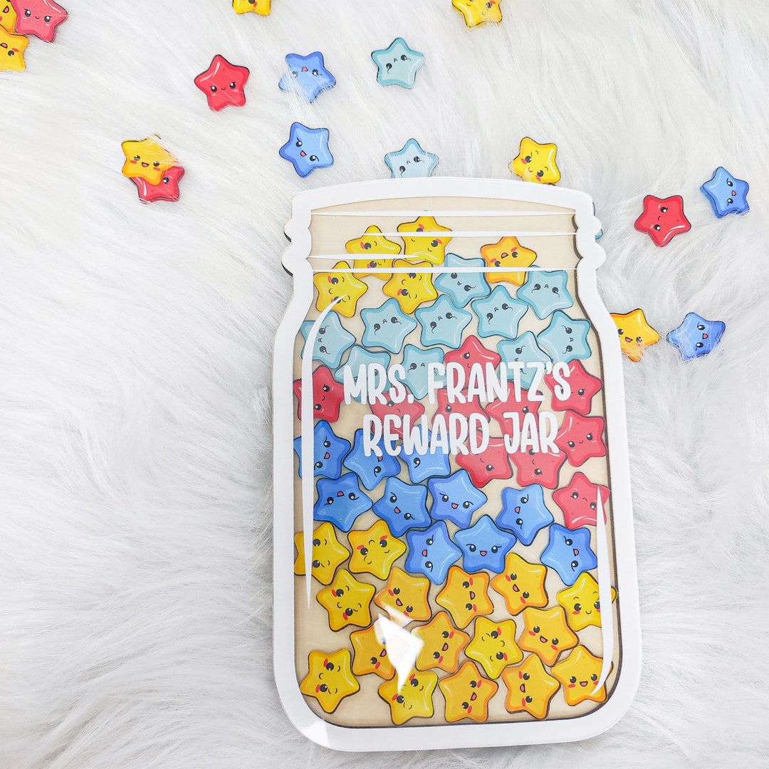 Personalized Emotion Reward Jar for Kids, Custom Classroom Decor ...