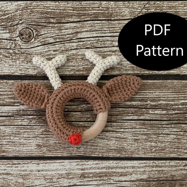 Crochet Deer Teether - Etsy