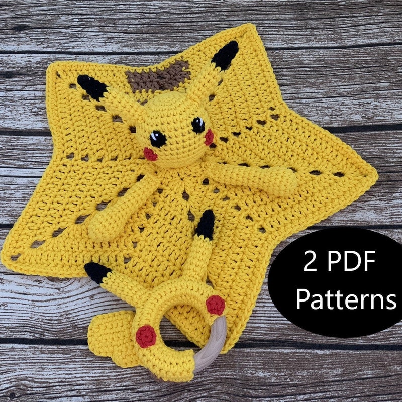 Crochet Pikachu Pattern - Etsy