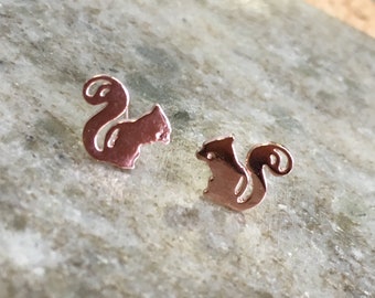 Squirrel earrings | Etsy