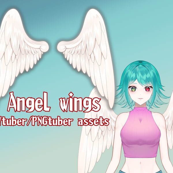 Angel Vtuber Asset - Etsy